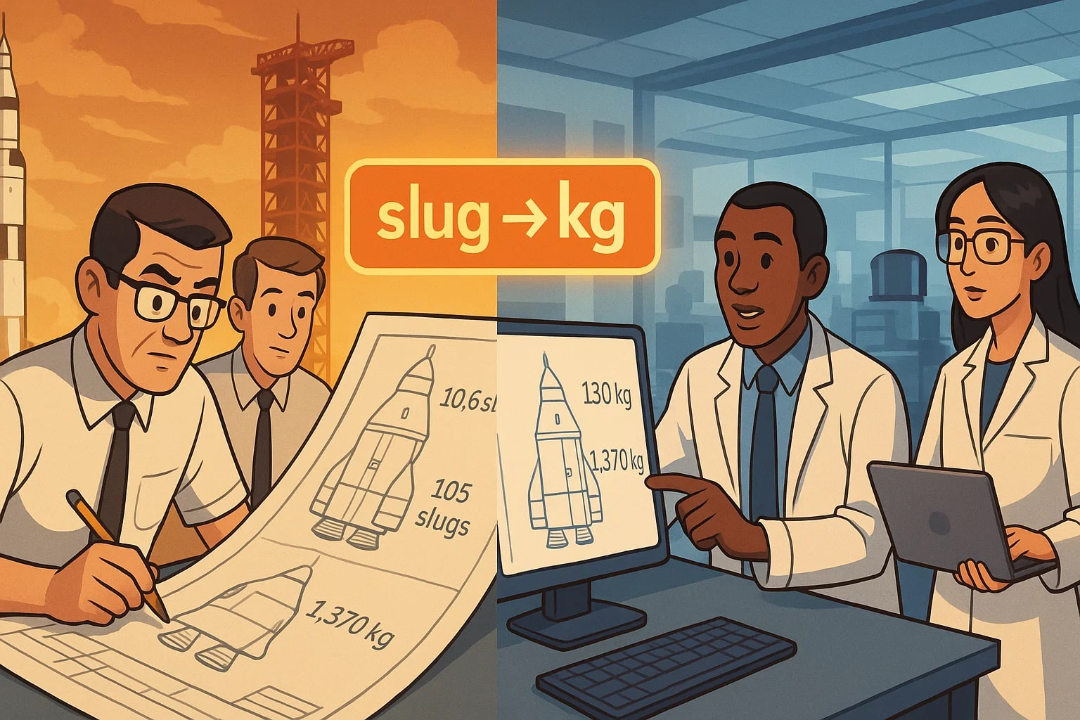 Slugs to Kilograms Converter